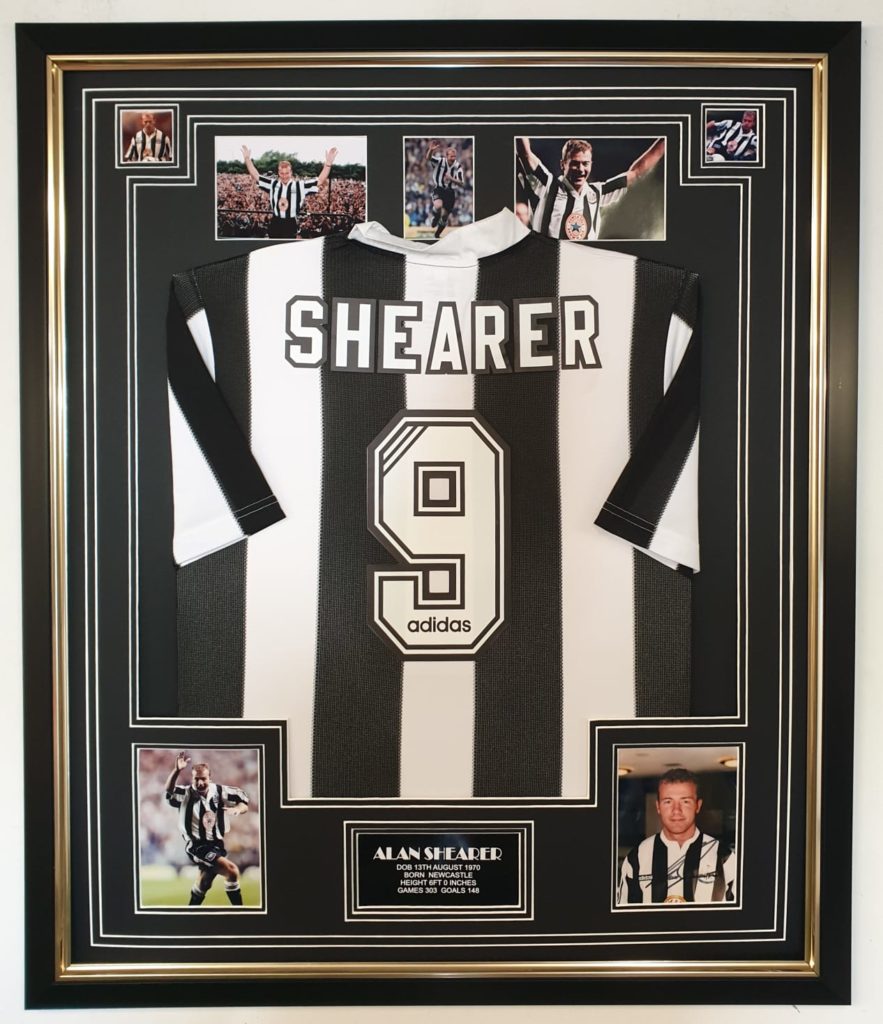 Alan Shearer Signed Photo with Newcastle United Shirt Framed ...