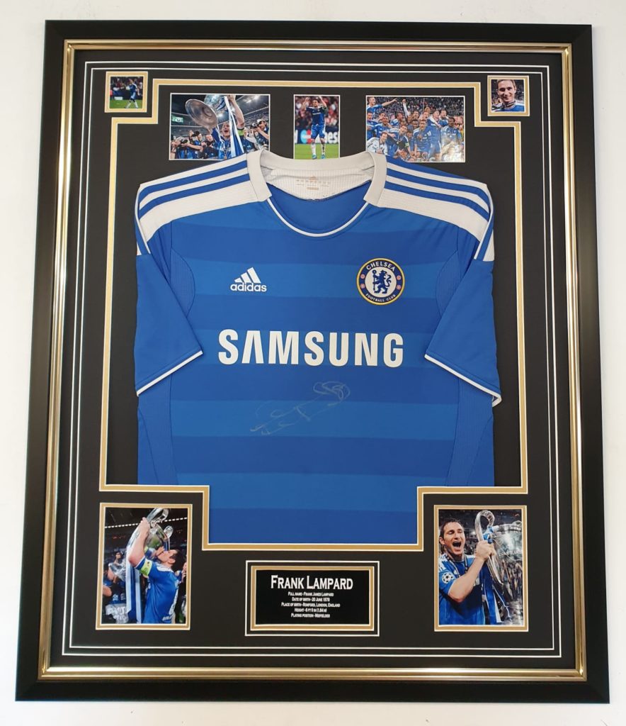 Frank Lampard Signed Chelsea Shirt Framed – Experience Epic