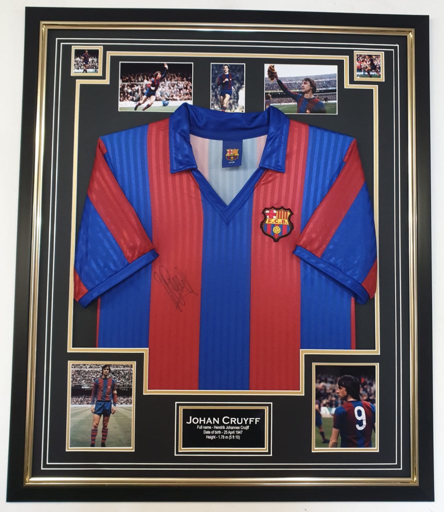 Johan Cruyff Barcelona Signed Shirt – Experience Epic