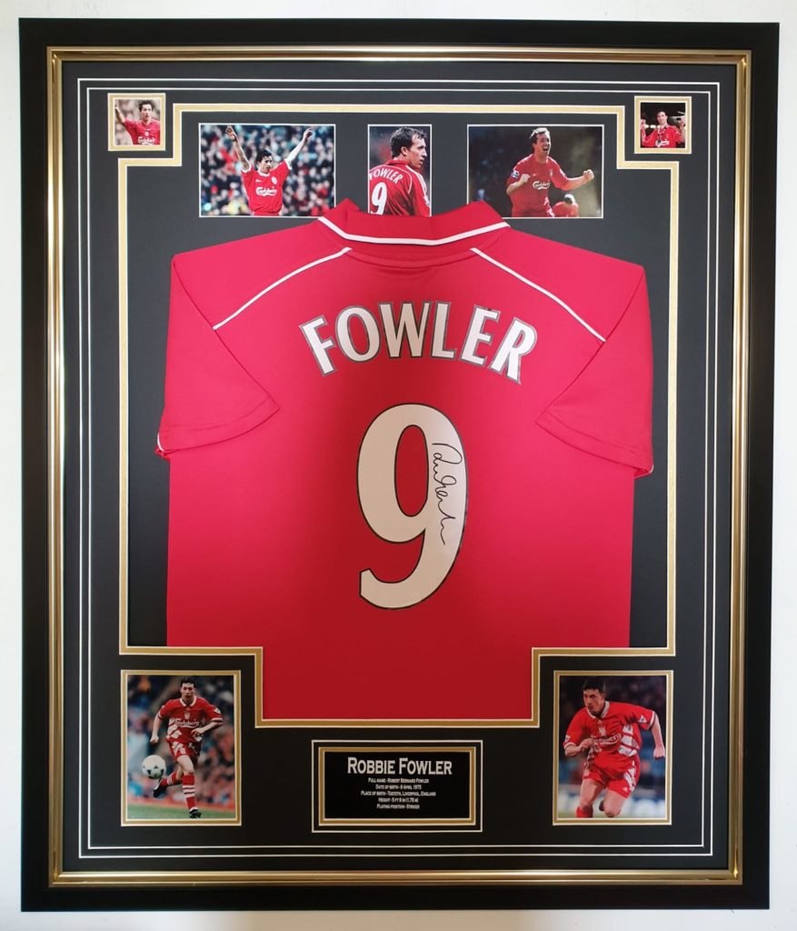 Robbie Fowler Signed Liverpool Shirt Framed – Experience Epic