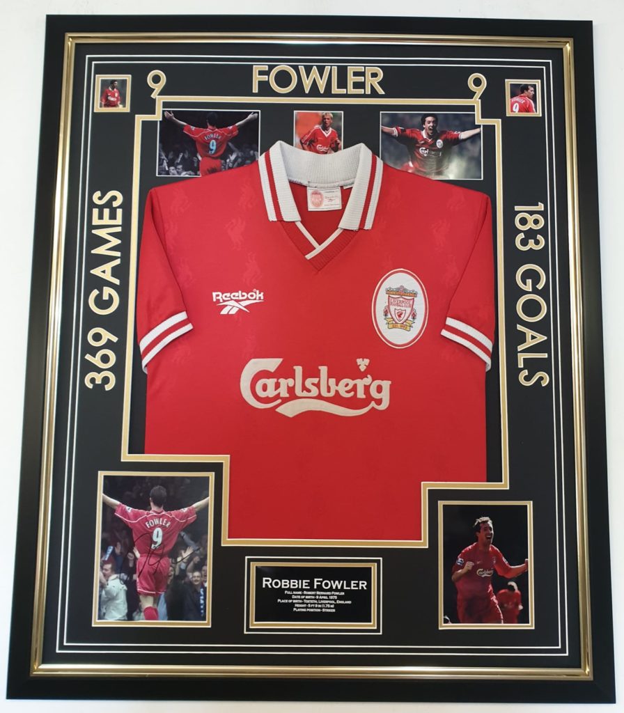 Robbie Fowler Signed Photo with Liverpool Shirt Framed – Experience Epic