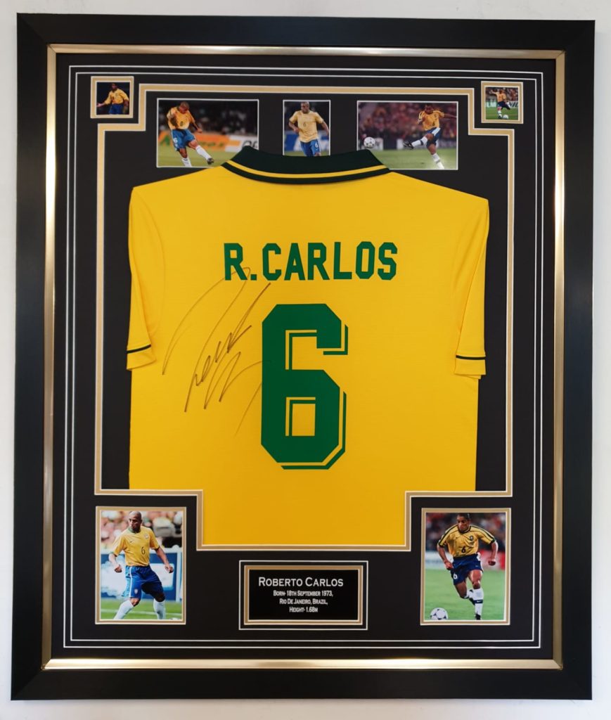Roberto Carlos Signed Shirt Brazil – Experience Epic