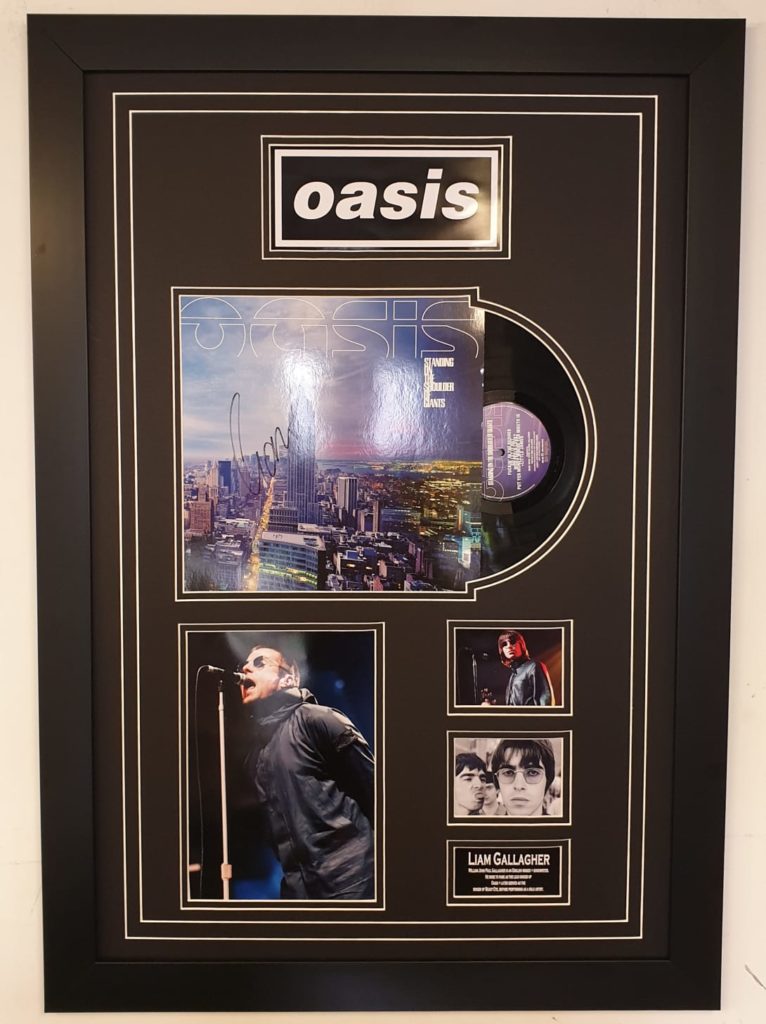 Oasis Liam Gallagher Signed Photo Framed – Experience Epic