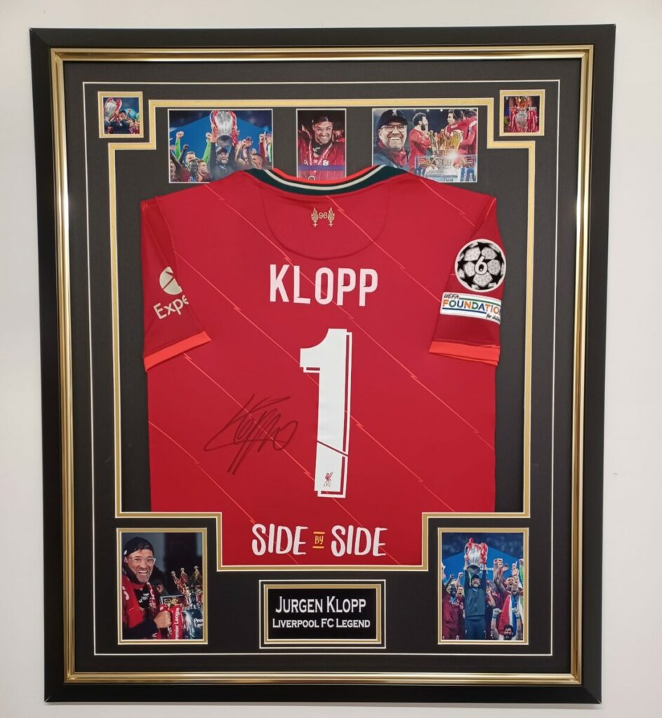 Jurgen Klopp Signed Liverpool FC Shirt Framed – Experience Epic